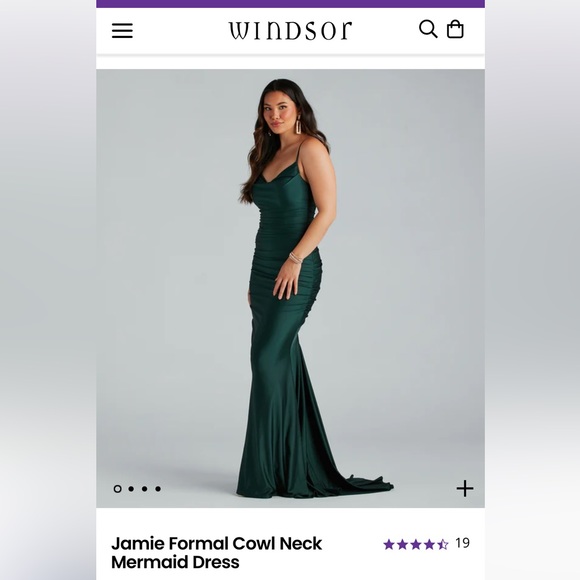 Windsor | Dresses | Nwt Windsor Jamie Formal Cowl Neck Mermaid Dress | Poshmark